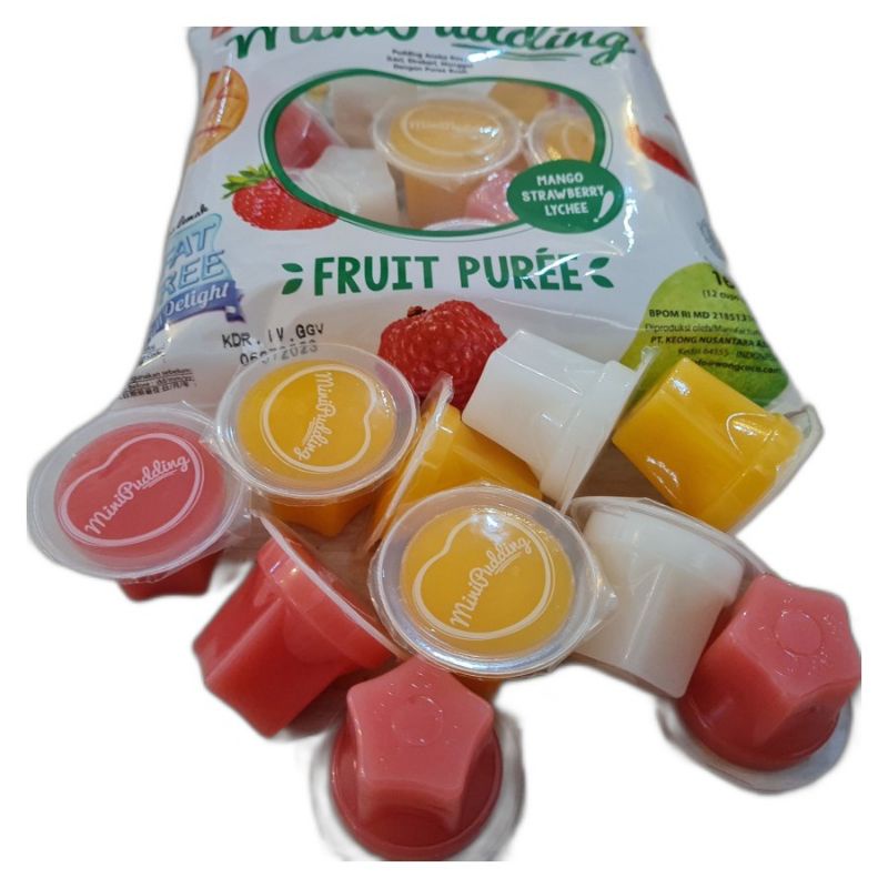 Jual WONG COCO Mini Puding Aneka Rasa Buah 168gr | Shopee Indonesia
