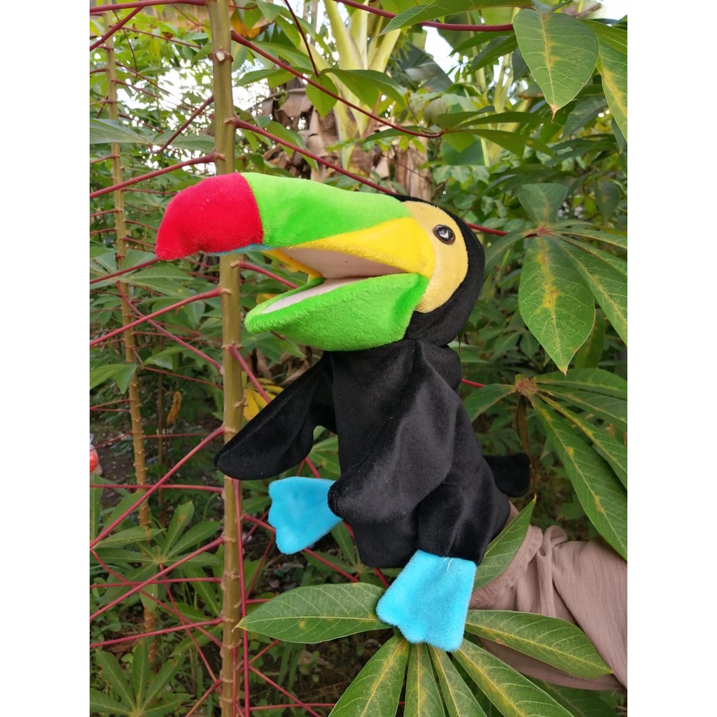 Jual Boneka Tangan Muppet Burung Elang Toucan | Mainan Edukasi Murah I ...