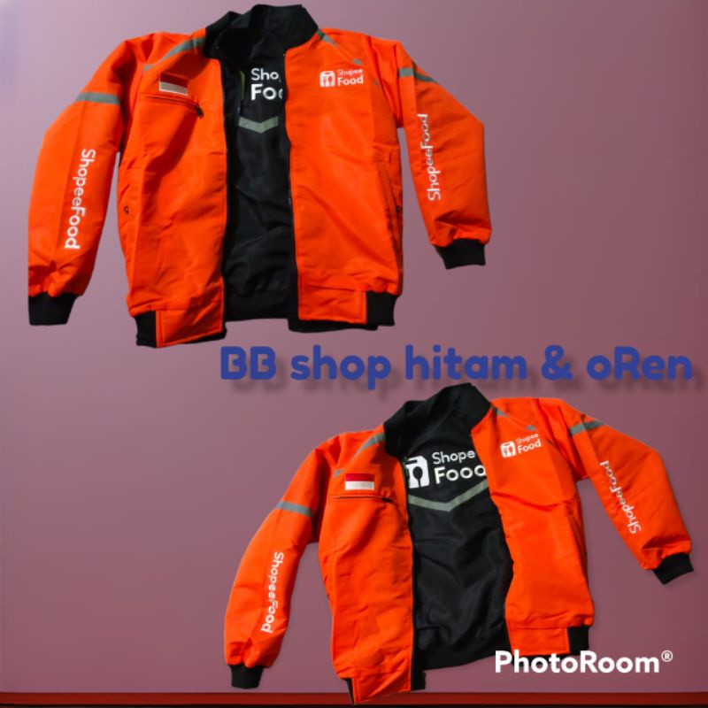 Jual Jacket hitam & Oren, wolak_walik | Shopee Indonesia