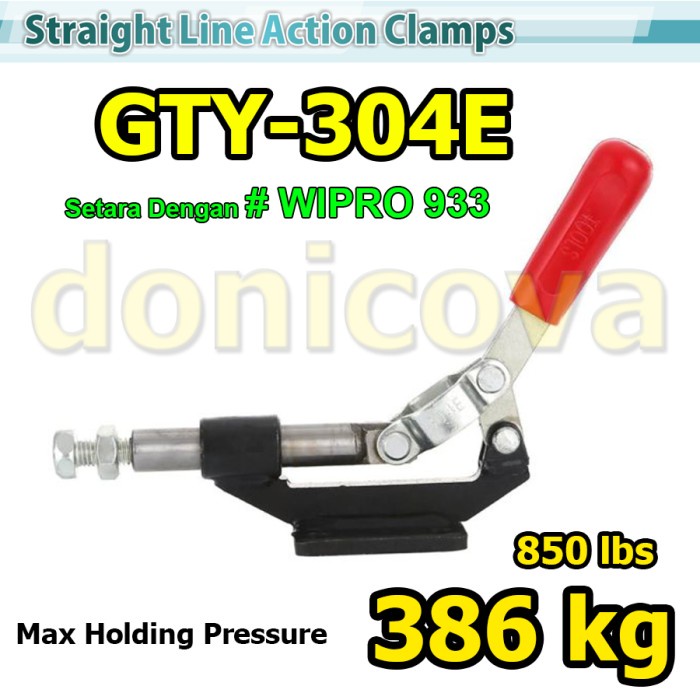 Jual Toggle Clamp Push Pull GH 304E GTY 304 E setara WIPRO 933 386kg | Shopee Indonesia
