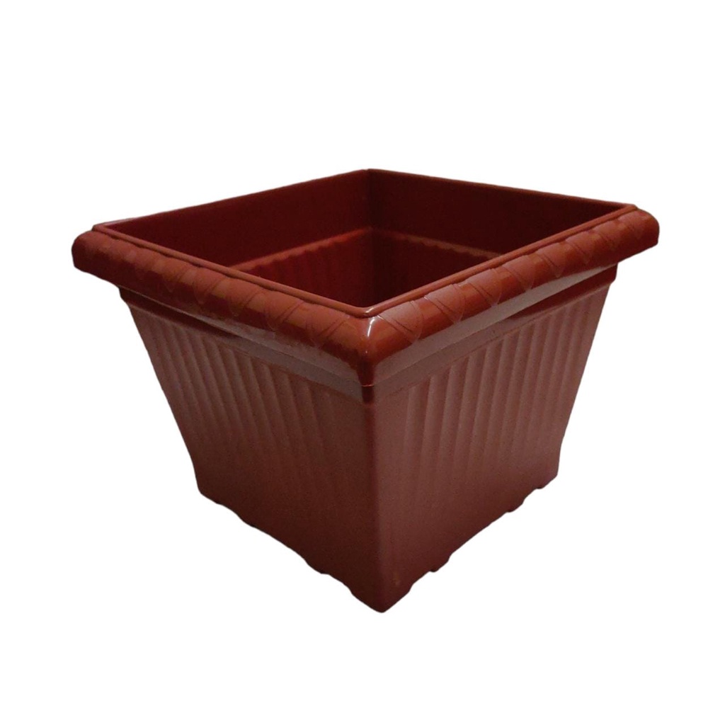 Jual PAKET HARGA 6 biji - POT TANAMAN SEGI KOTAK 26 CM TEBAL POT BUNGA ...