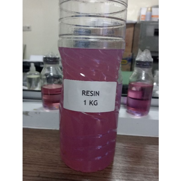 Jual resin merah 1 kg me / resin butek / lem resin / lem fiber / resin ...