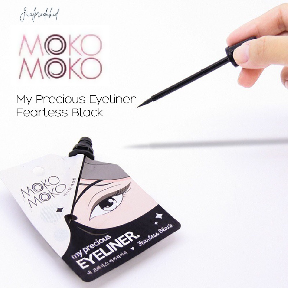 Jual Moko Moko My Precious Eyeliner Fearless Black | Shopee Indonesia