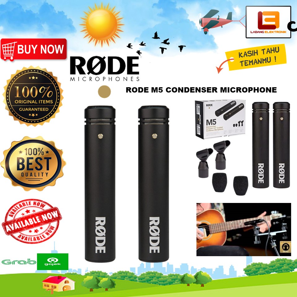 Jual Rode M5 Compact 1/2" Condenser Microphone Original | Shopee Indonesia