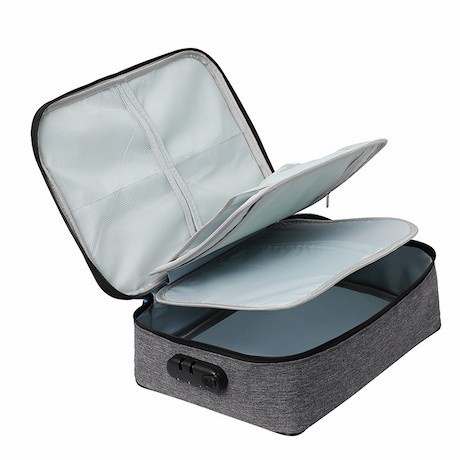 Jual Box File Tas Penyimpanan Dokumen Bergembok Tiga Susun Dokumen ...