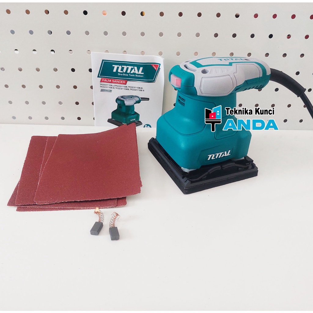 Jual Mesin Amplas Kotak pendek TOTAL - Palm sander TOTAL - TF2231106 ...