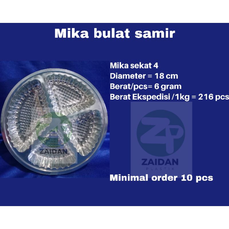 Jual Mika Bulat Samir Lauk untuk wakul, besek, baskom dan sejenisnya ...