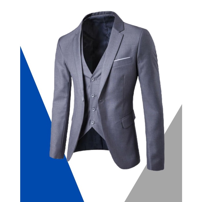 Jual Jas Blazer Pria Slimfit / Blazer Pria Formal / jas formal pria ...