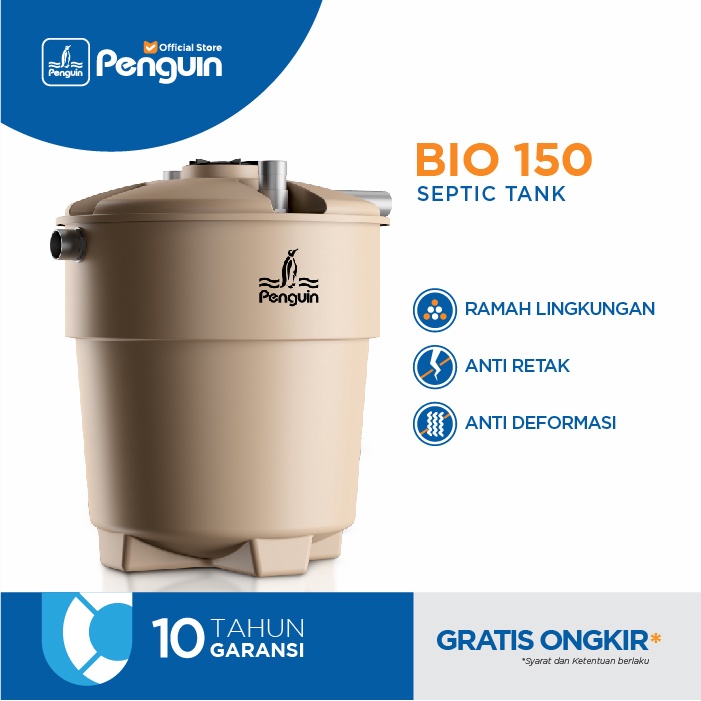 Jual Penguin BIO-150 1500 Liter Septic Tank Biorotech | Shopee Indonesia