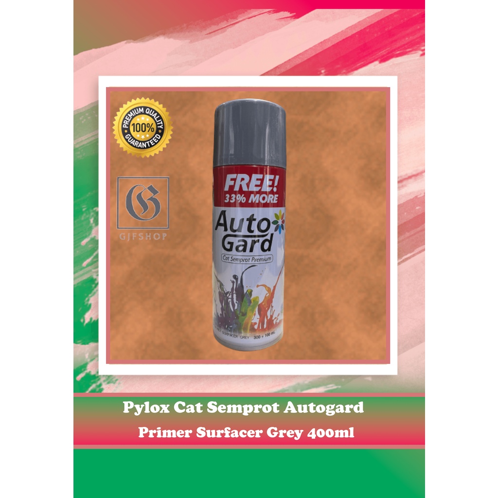 Jual Pylox Cat Semprot Autogard Primer Surfacer Grey 400ml | Shopee ...