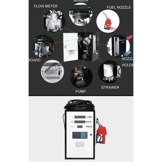 Jual Fuel Dispenser Pump Pertashop Spbu Pompa Transfer Oli Solar Minyak ...