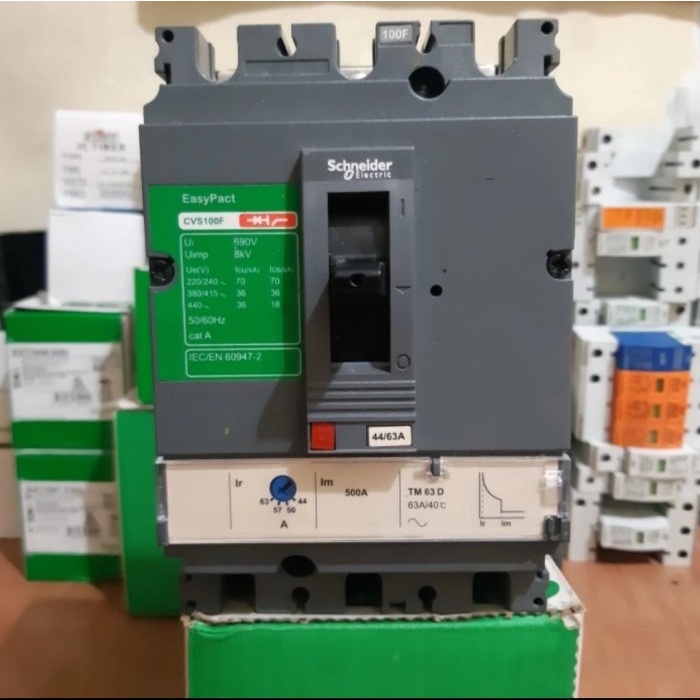 Jual Mccb Schneider CVS 3P 25A,32A,40A,50A,63A,80A,100A,125A,160A,200A,250A - 16A | Shopee Indonesia