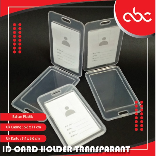 Jual Casing ID Card Holder Plastik 2 Muka | Shopee Indonesia