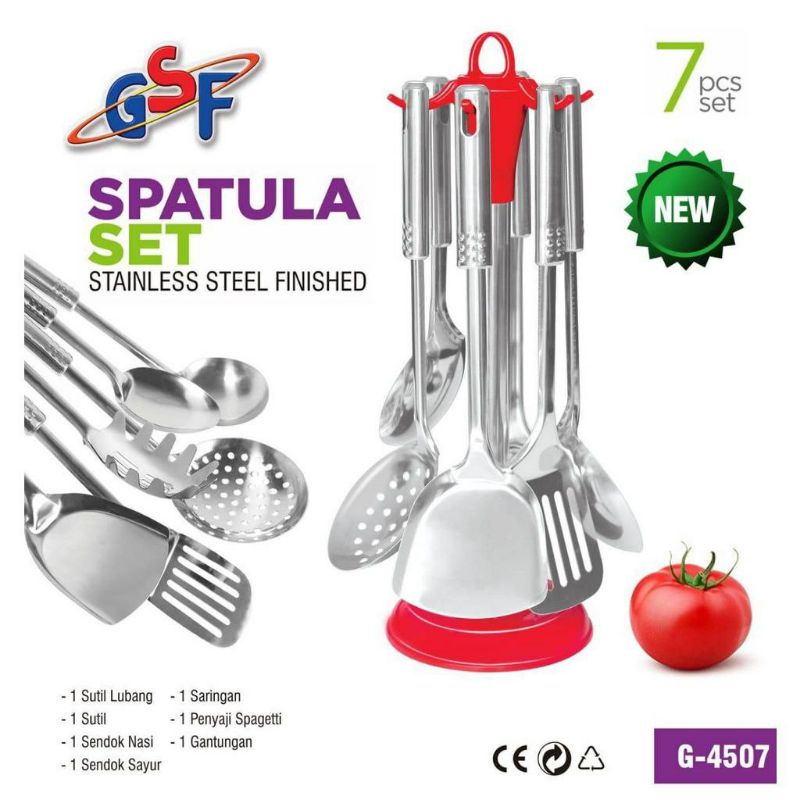Jual Spatula Set GSF 4507 Stainless | Shopee Indonesia