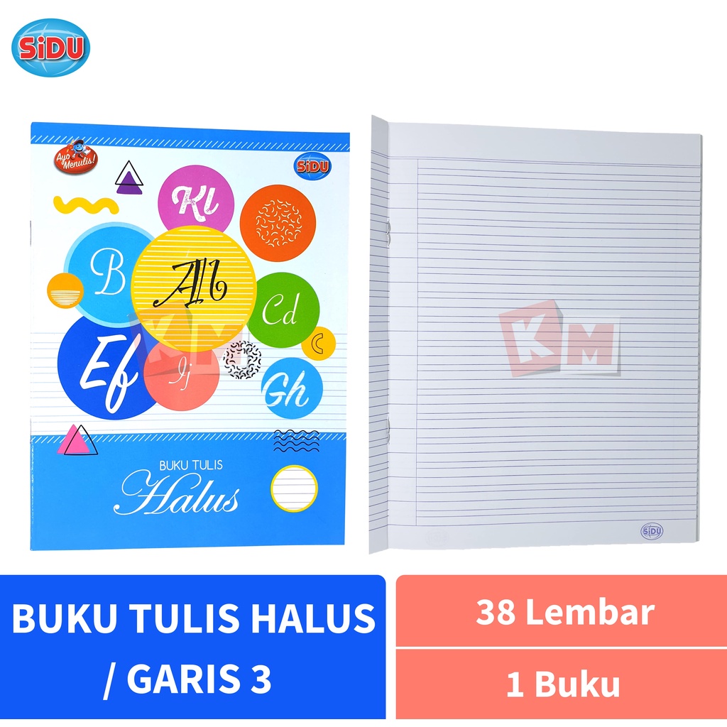 Jual Buku Tulis Halus Garis 3 Tiga SIDU Isi 38 Lembar Sinar Dunia 38 HLS | Shopee Indonesia