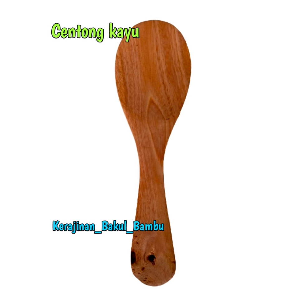Jual Centong nasi centong kayu murah dan sotel kayu murah | Shopee ...