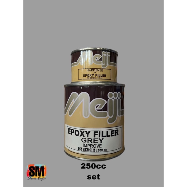 Jual Cat Epoxy MEIJI Grey / Cat Dasar Besi / Cat dasar motor | Shopee ...