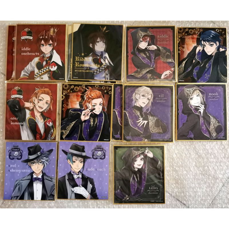 Jual Disney Twisted Wonderland Mini Shikishi - Riddle Cater Rook Azul ...