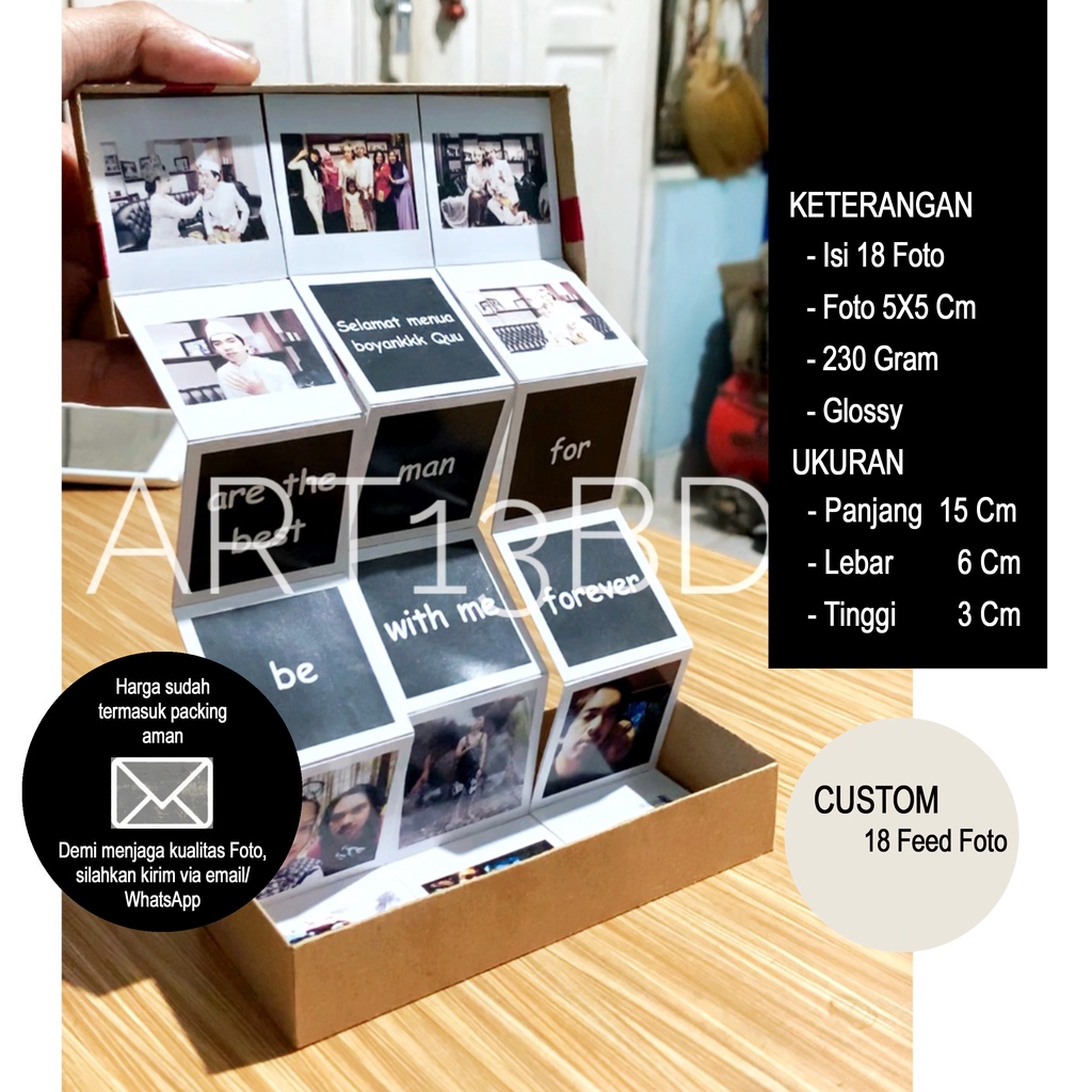 Jual (Bisa COD) | Photo Box | Kotak Kado | Gift Box | Kado Pacar ...