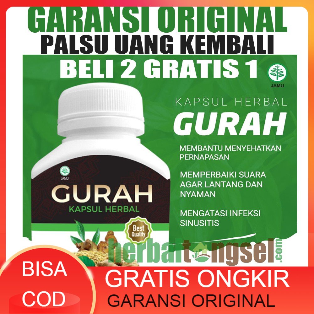 Jual Kapsul Gurah Herbal 100% original Kapsul Herbal Gurah Asli kapsul ...