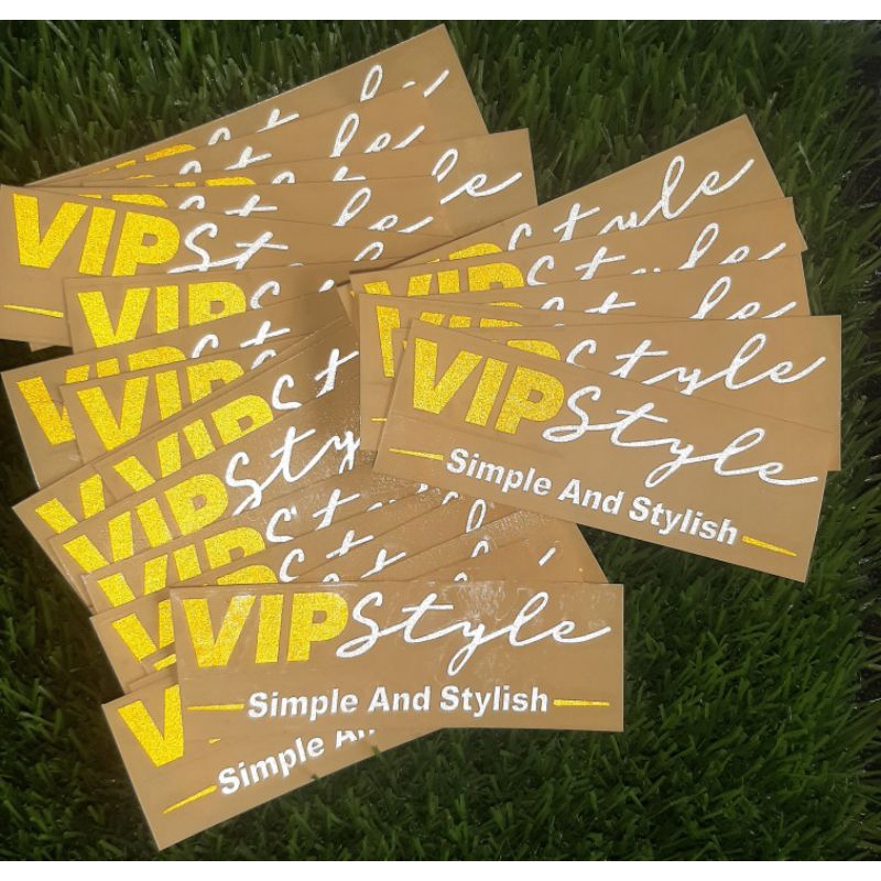 Jual sticker VIP Style cutting | Shopee Indonesia