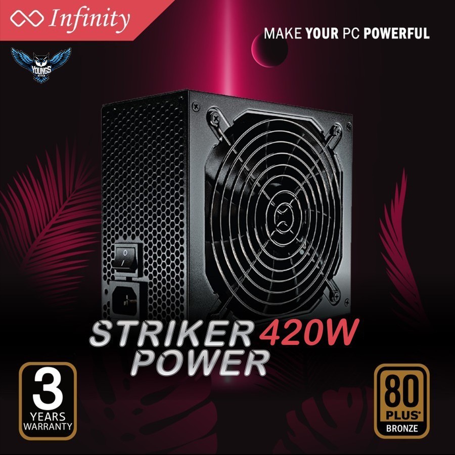 Jual Power Supply Infinity 420Watt - PSU Infinity 420W Bronze - PSU ...