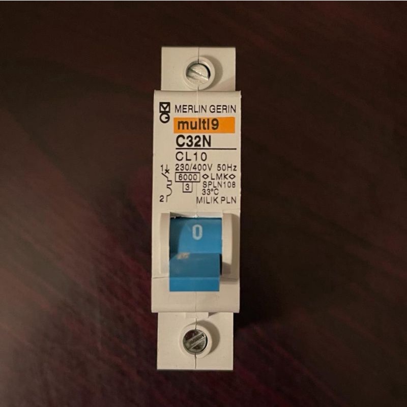 Jual MCB MG Biru 10A 1 Phase 10 Ampere Merlin Gerin | Shopee Indonesia