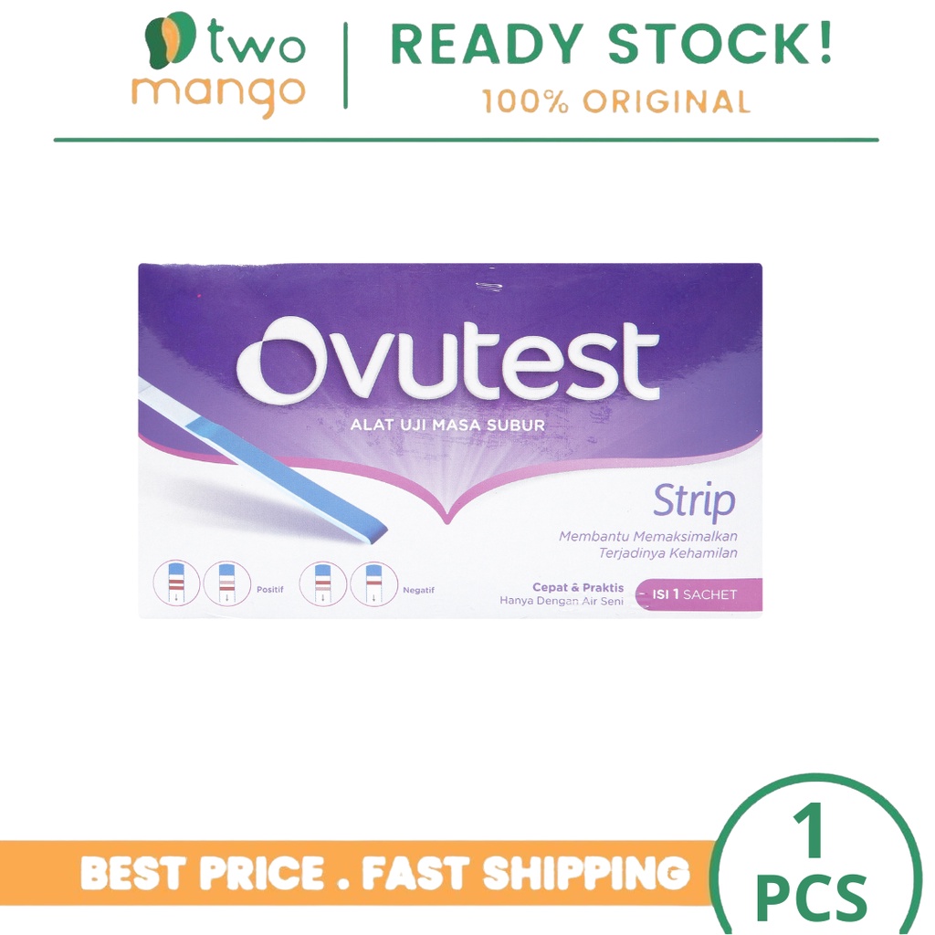 Jual OVUTEST STRIP - ALAT TEST KESUBURAN SEKALI PAKAI ISI 1 SACHET ...