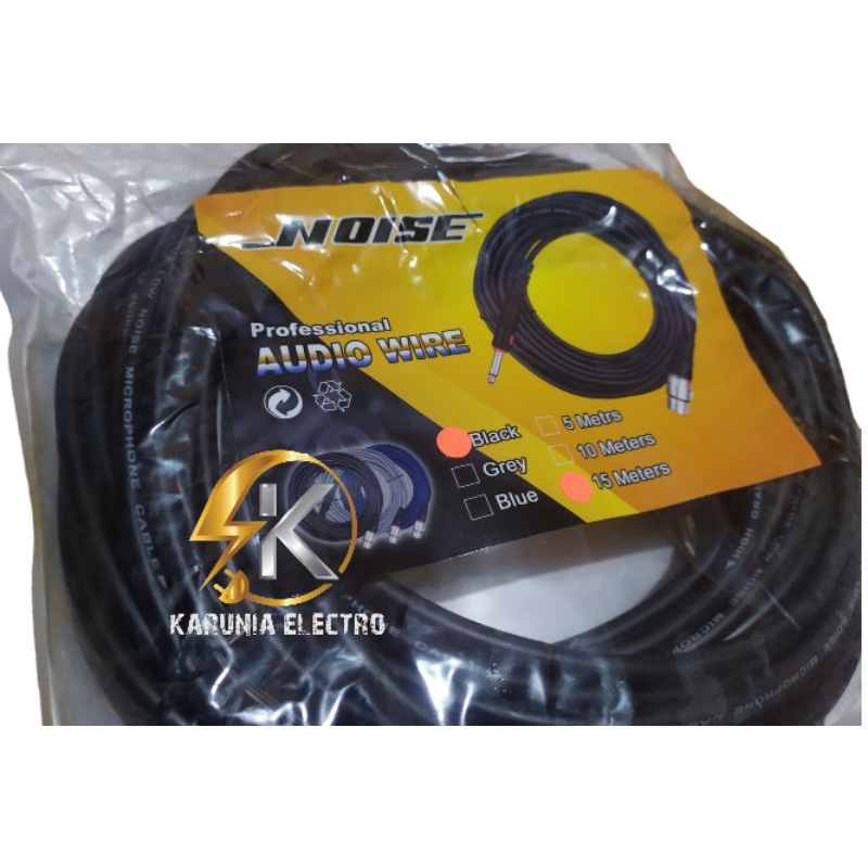 Jual Kabel mik KABEL MICROPHONE HITAM NOISE dan GNWTERSEDIA UKURAN:- 5M ...