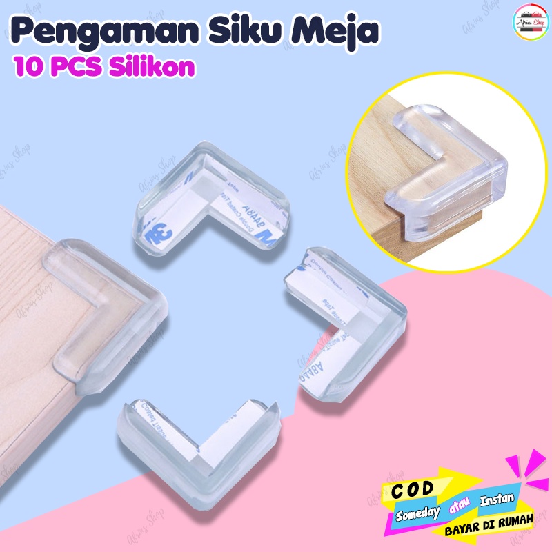Jual Pelindung Siku Meja Silikon Pengaman Sudut Meja 10 PCS | Shopee ...