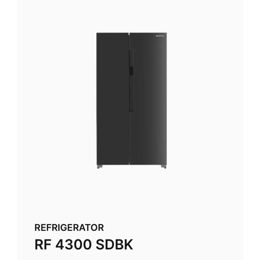 Jual MODENA REFRIGERATOR SIDE BY SIDE - RF 4300 SDBK KULKAS | Shopee ...