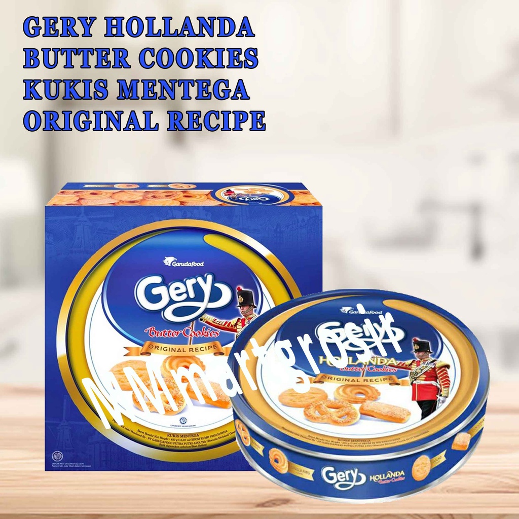 Jual Gerry Hollanda / Cookies Butter / Kukis Mentega / 450g | Shopee ...