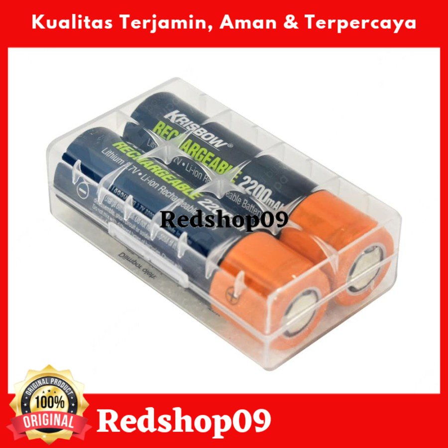 Jual Krisbow Baterai Rechargeable 1c 3.7v 2200 Mah | Shopee Indonesia