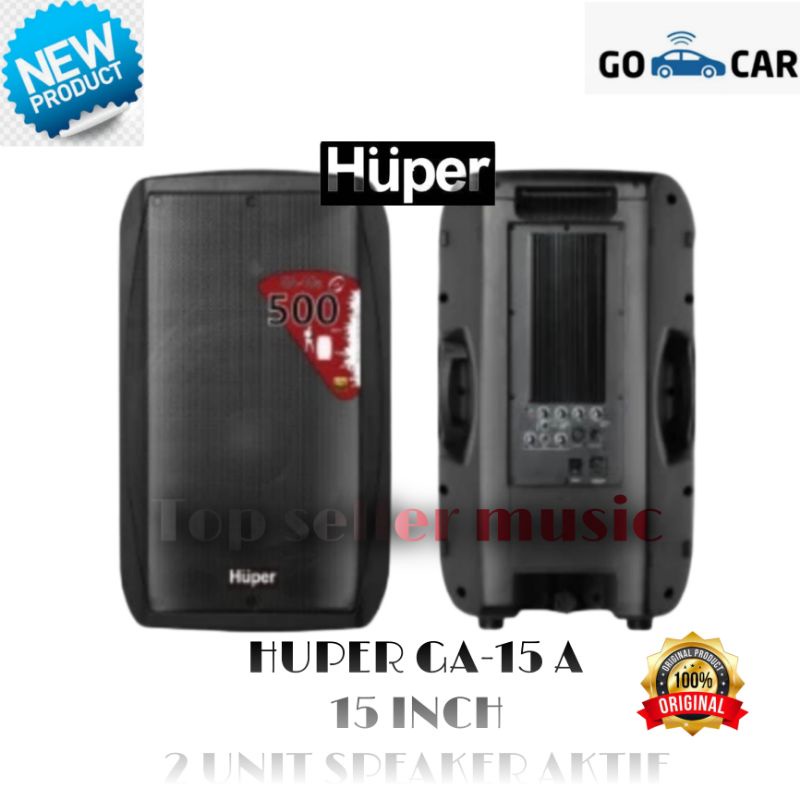 Jual SPEAKER AKTIF 15 INCH HUPER GA-15A ORIGINAL 500WATT X 2 RESMI ...