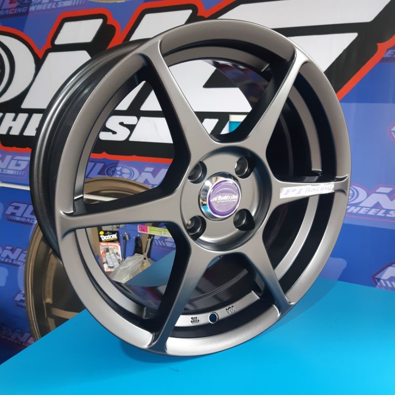 Jual VELG BUDDYCLUB P1 RACING R15 SATIN BLACK - FLOW FORMING PROCES ...