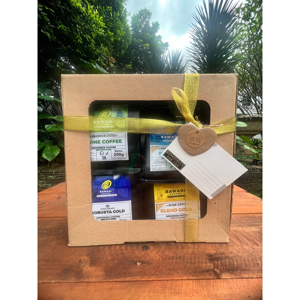 Jual Hampers Parcel Hadiah Gift Bawadi Coffee Kopi (Paket A) | Shopee ...