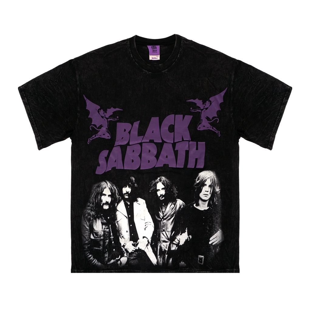 Jual Tshirt Oversized Washing Black Sabbath Shopee Indonesia