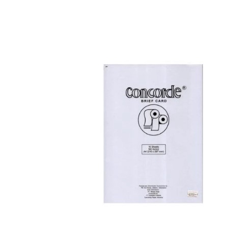 Jual Kertas A4 concorde concord putih 160 gram (isi 10) | Shopee Indonesia