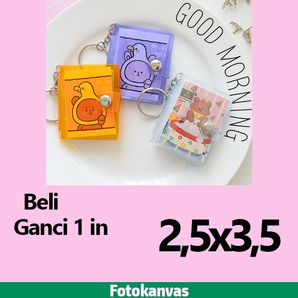 Jual Album Mini Ganci Lucu Kosong Tanpa Cetak 1 inch 2x3 dan 2 inch 3x4 ...