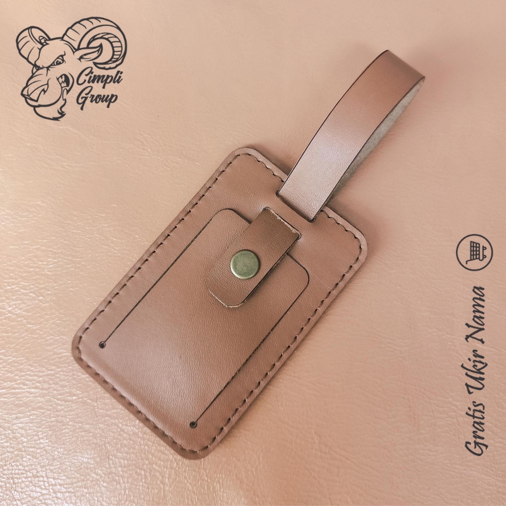 Jual Name tag tas lebel koper label luggage tag bag pack kulit | Shopee ...