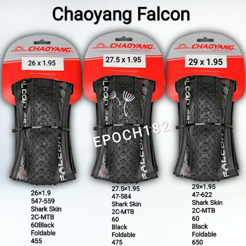 Jual Ban Luar Sepeda Chaoyang Falcon 26 x 1.95, 27.5 x 1.95 & 29 x 1.95 ...