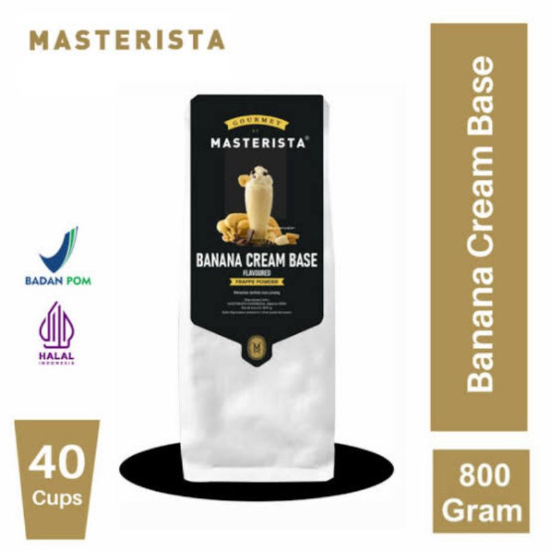 Jual Masterista powder banana cream base / bubuk minuman rasa banana ...