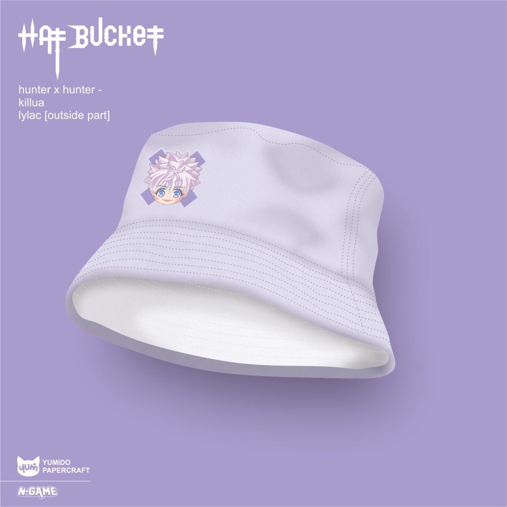 Jual Topi bucket hat anime bolak balik luar dalam sablon anya gojo ...