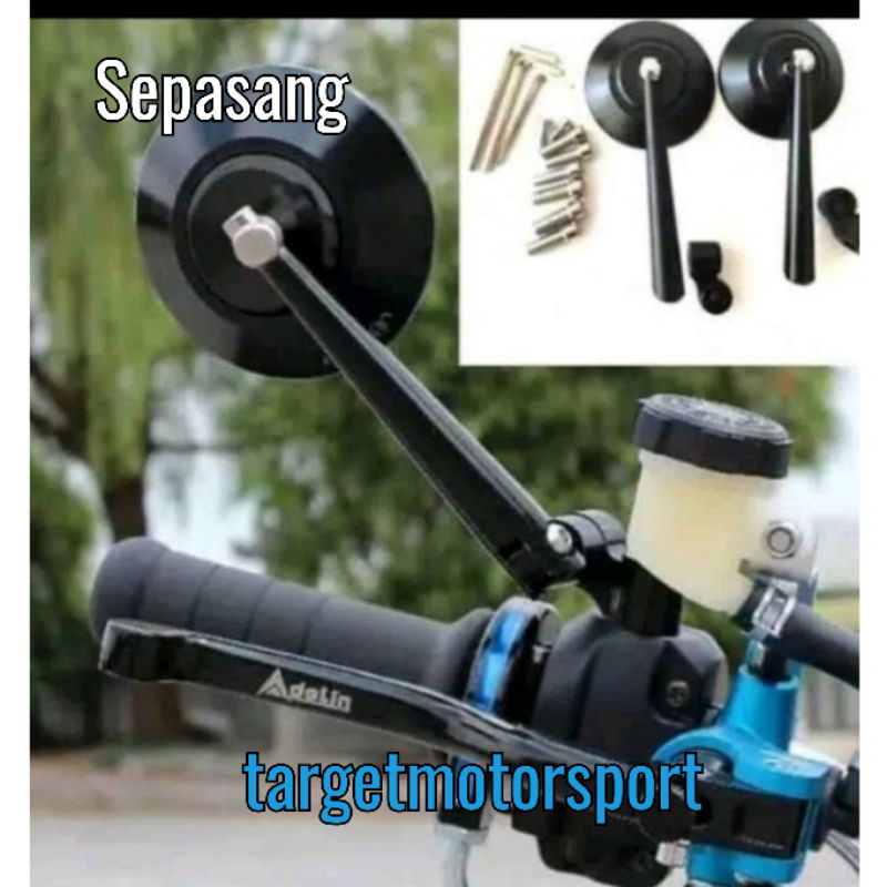 Jual Spion bulat klasik Spion Jokowi spion bulat Retro XSR Scoopy Fino ...