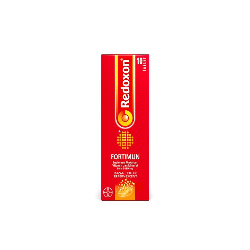 Jual Redoxon Fortimun Vitamin & Mineral Rasa Jeruk 10 Tablet | Shopee ...