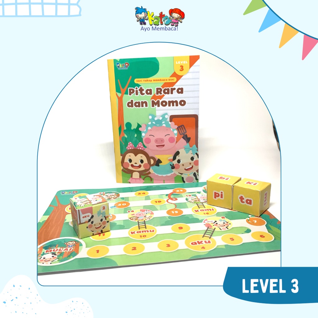 Jual LEVEL 3 | Pita Rara dan Momo | Buku Ramah Cerna | Buku Anak Tahap Membaca Dini | Belajar ...