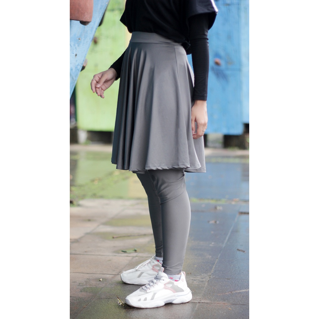 Jual Zaneva - Goldie Legging Rok Sporty Jersey by Zaneva || Legging rok ...