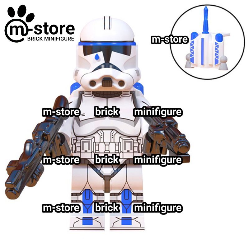 Jual brick star wars clone wars clone trooper tup mini toy figure ...