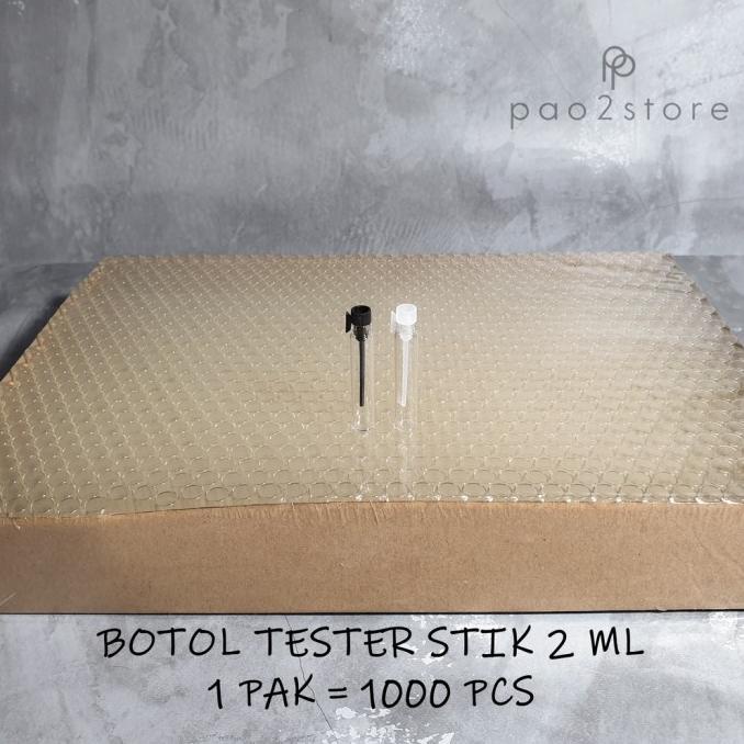 Jual [1000 PCS] VIAL 2ML BOTOL KACA TESTER SAMPLE PARFUM OLES MODEL ...
