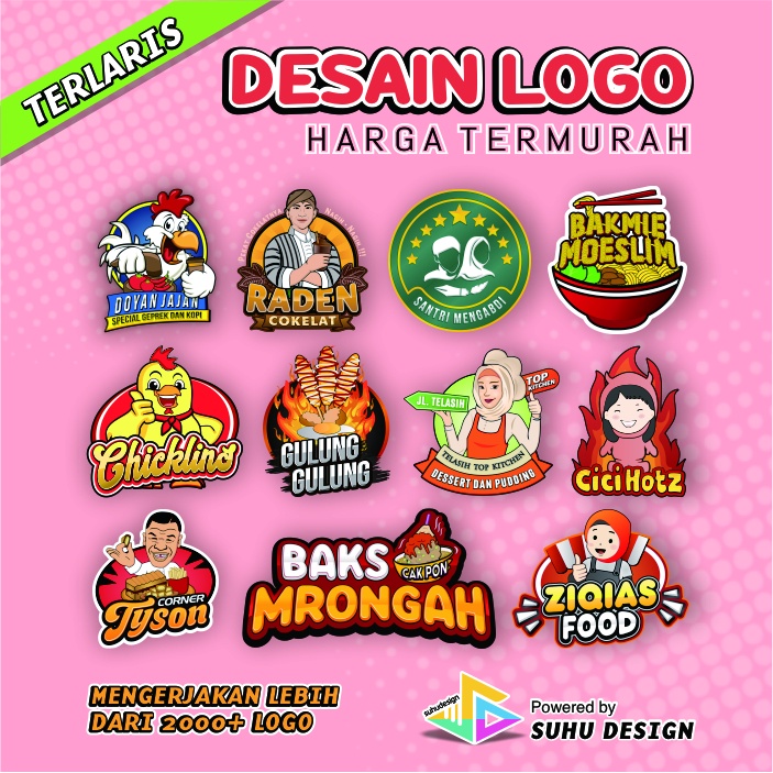 Jual [TERLARIS] JASA DESAIN GRAFIS CUSTOM | DESAIN LOGO KEREN SPANDUK ...